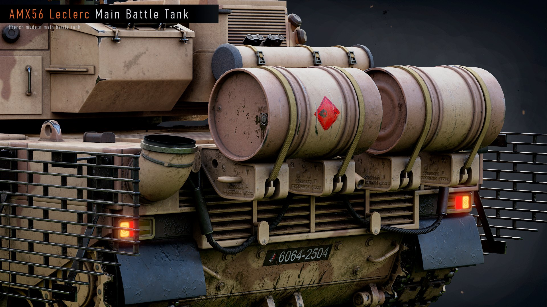3D Rigged AMX56 Leclerc GameReady LODs model - TurboSquid 1986669