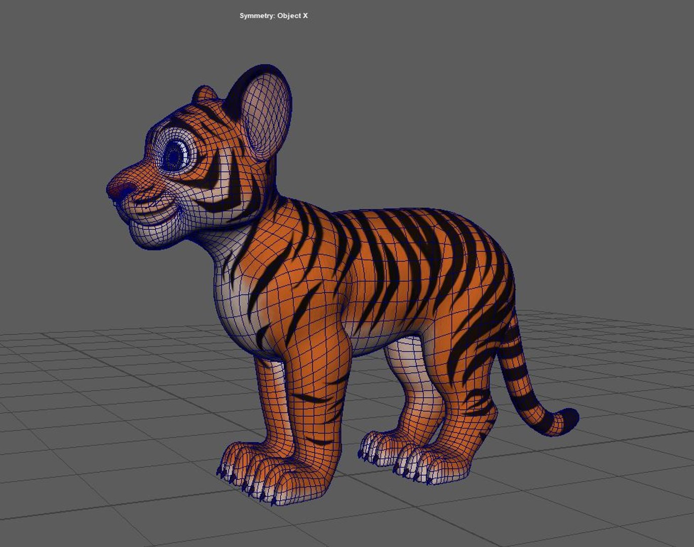 Tiger Cub 3D Model - TurboSquid 1698775