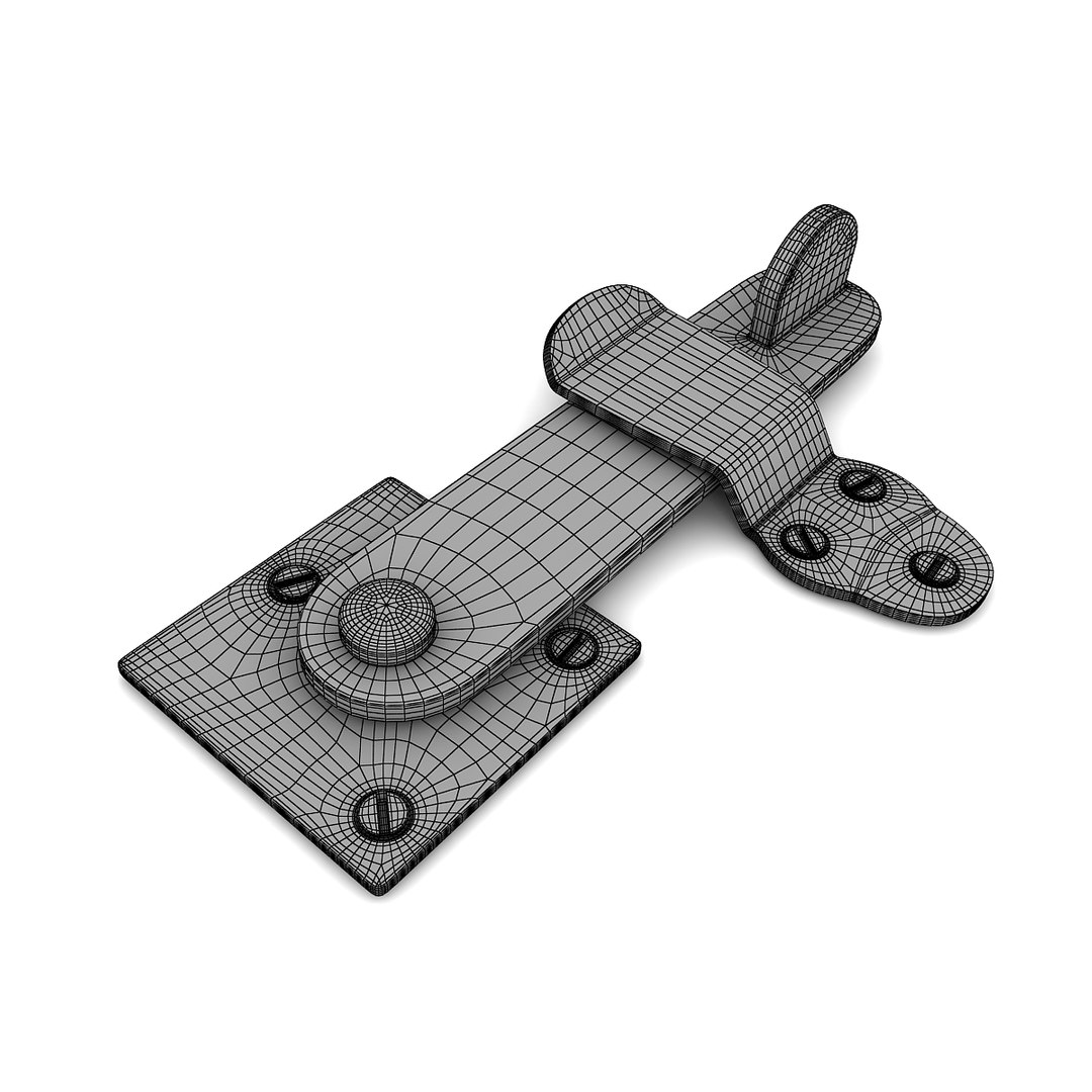 door latch 3d model