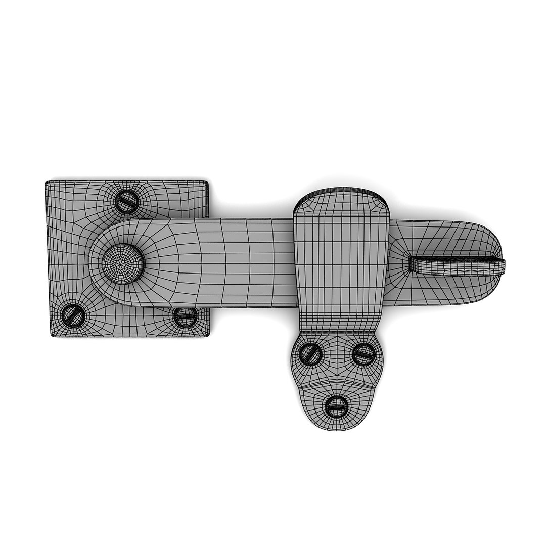 door latch 3d model