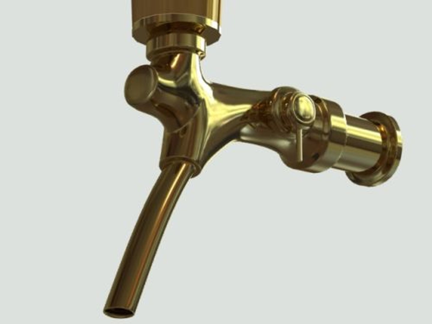 guinness draft beer tap 3d model