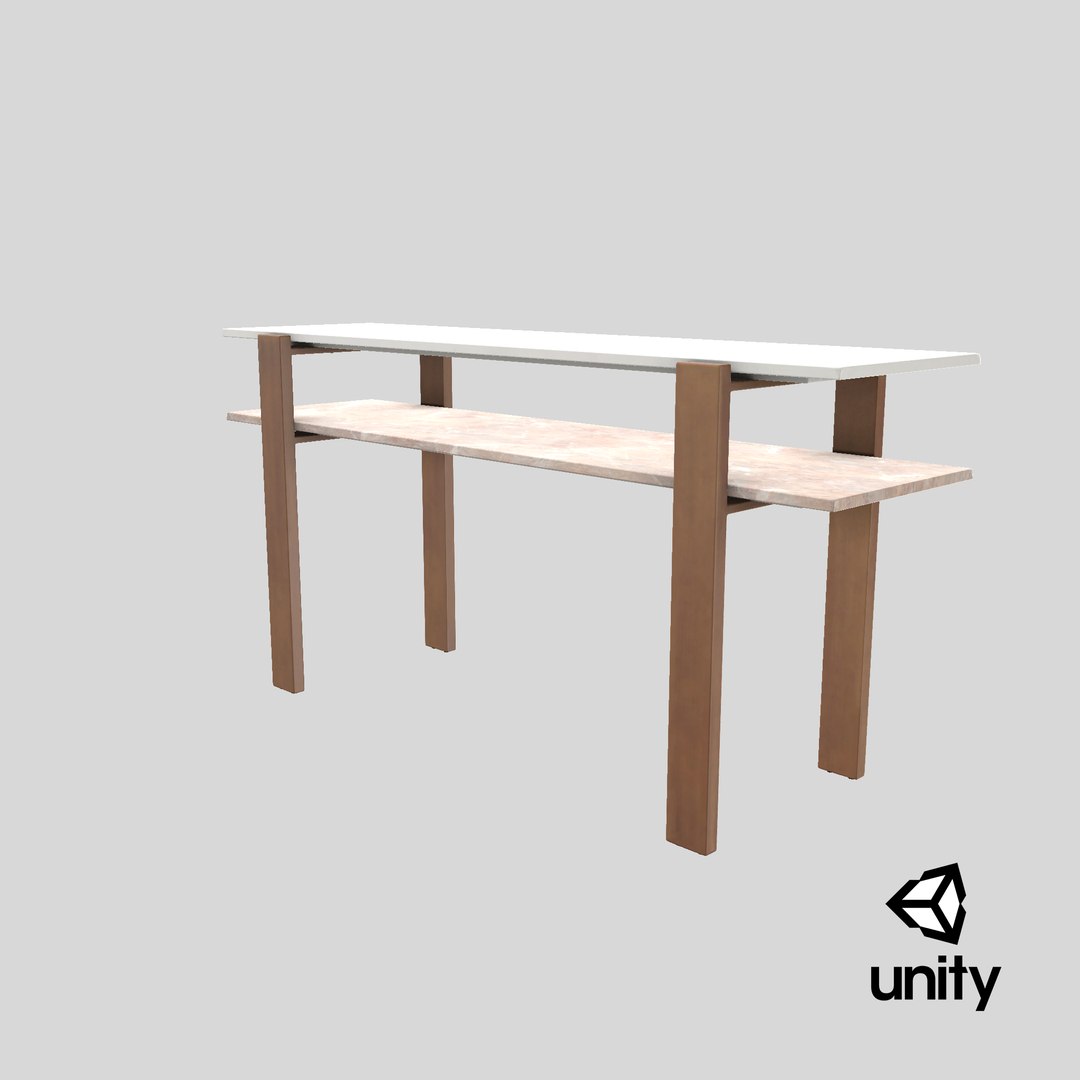 Marble Console 3D model - TurboSquid 2068414