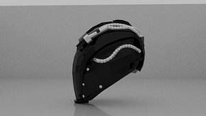 3d model blender helmet