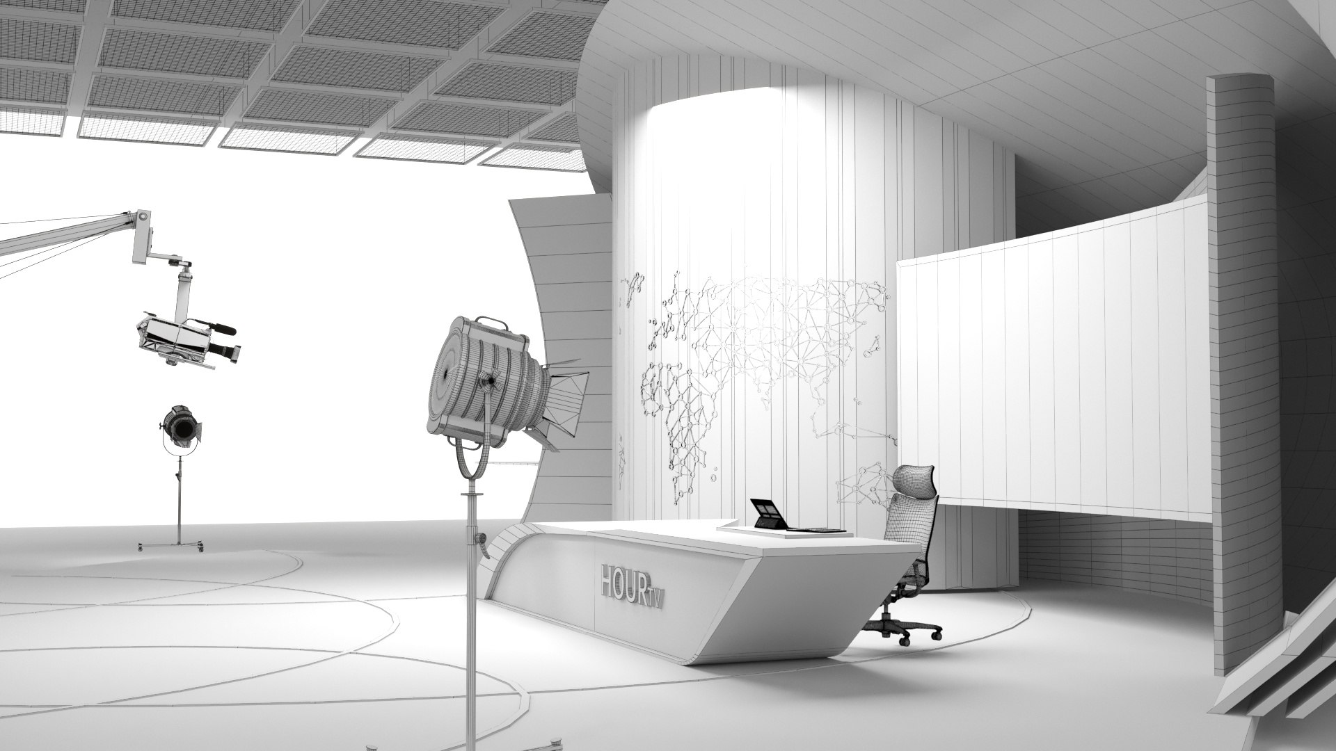 3D Model VR Studio SD 13 - TurboSquid 2090400