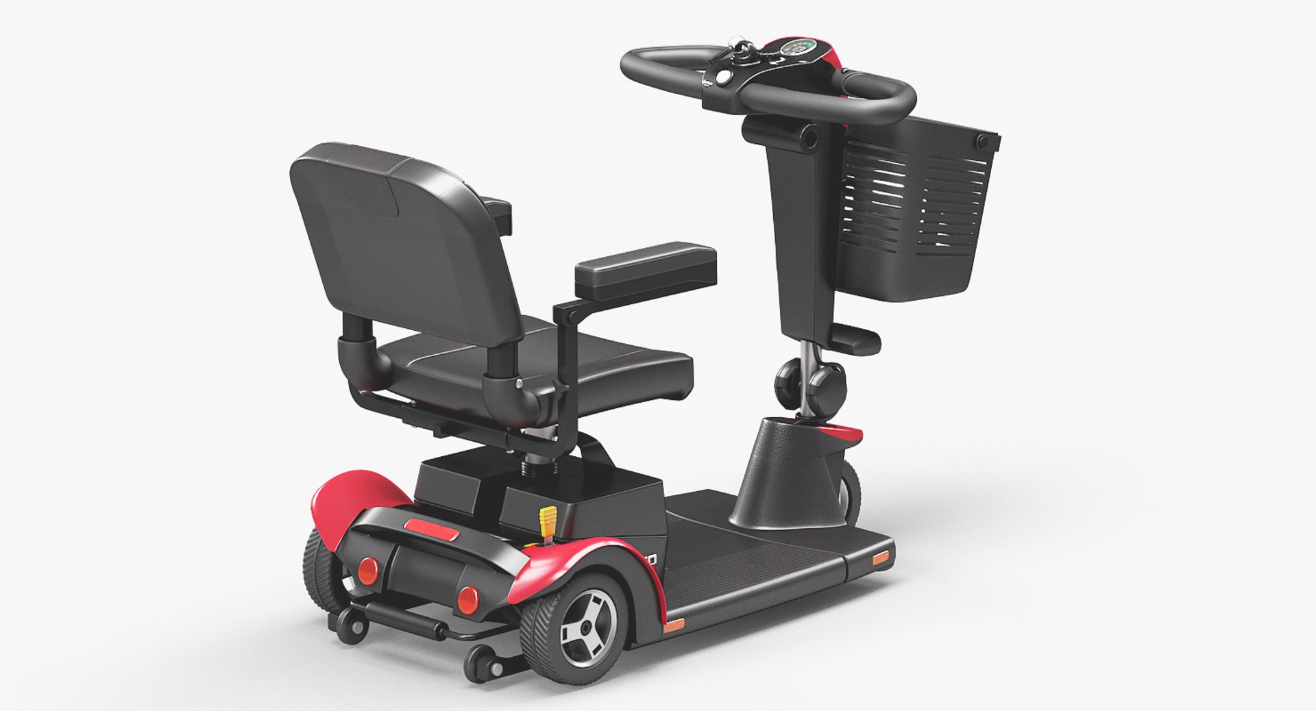 3D 3-wheel Mobility Scooter Go-go Model - TurboSquid 1318731