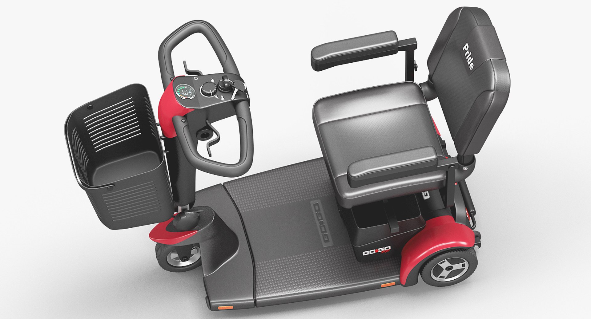 3D 3-wheel Mobility Scooter Go-go Model - TurboSquid 1318731