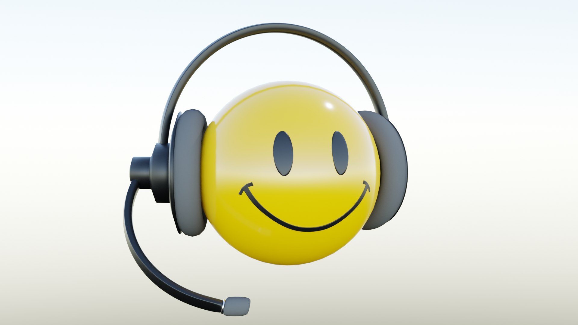 Free Smiling Face with headphones 3D model - TurboSquid 2064570