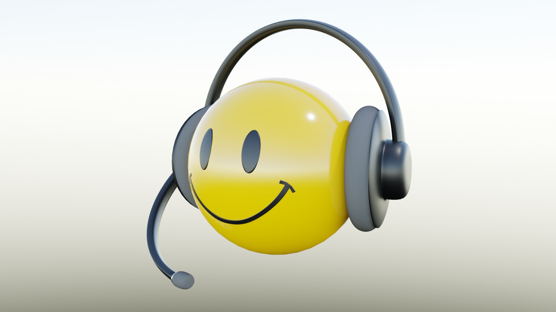 Free Smiling Face with headphones 3D model - TurboSquid 2064570