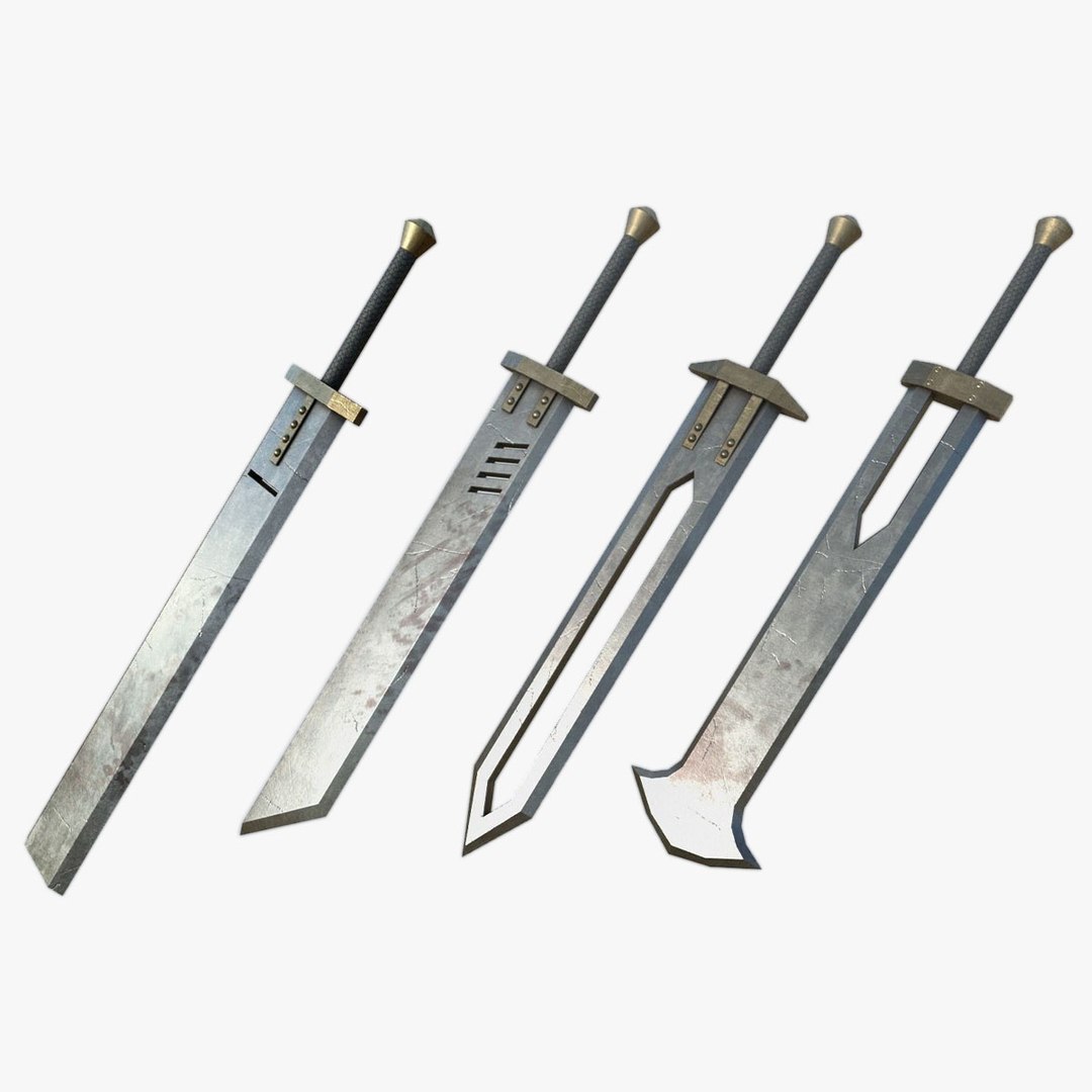 3D Greatsword Collection - TurboSquid 2388078