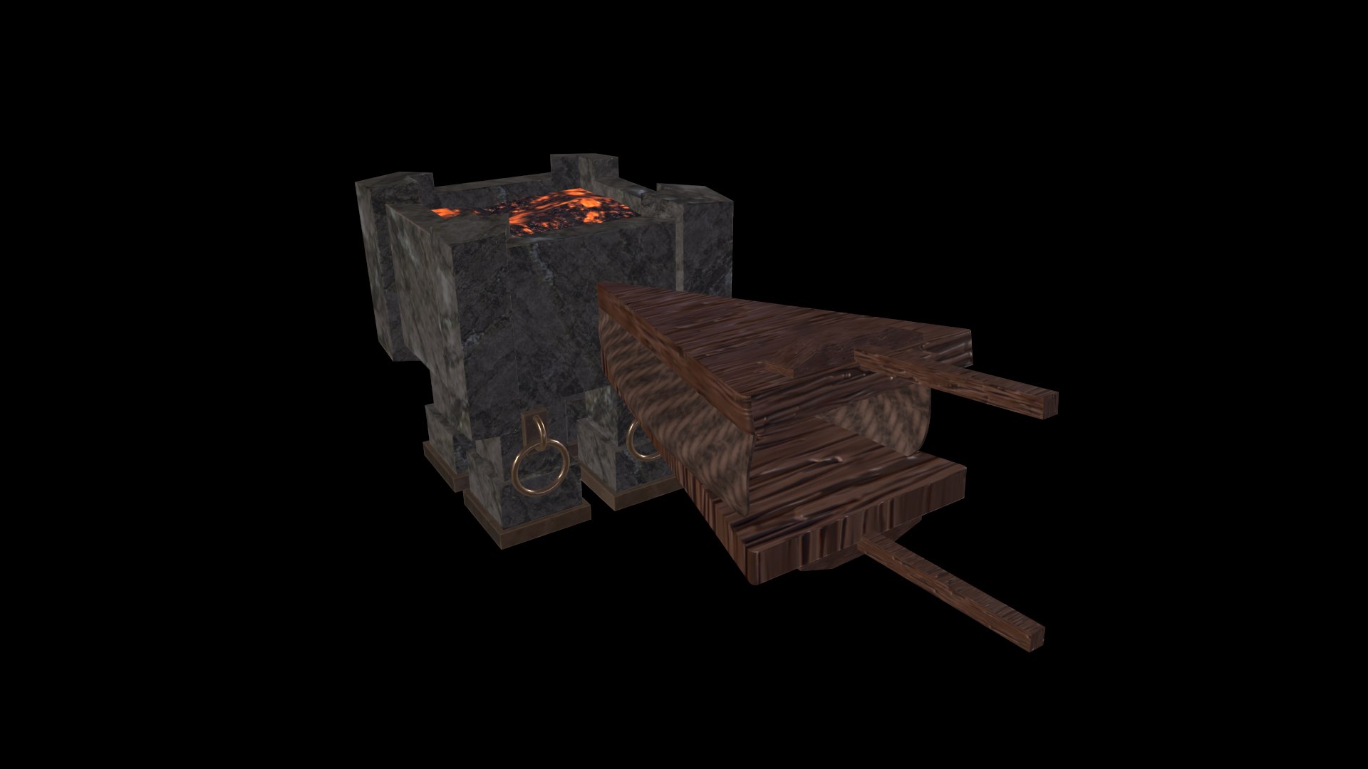 Bellows and Oven Game Ready Low Poly 3D Model 3D model - TurboSquid 2182786