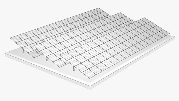 Solar Farm 3D model - TurboSquid 1881663