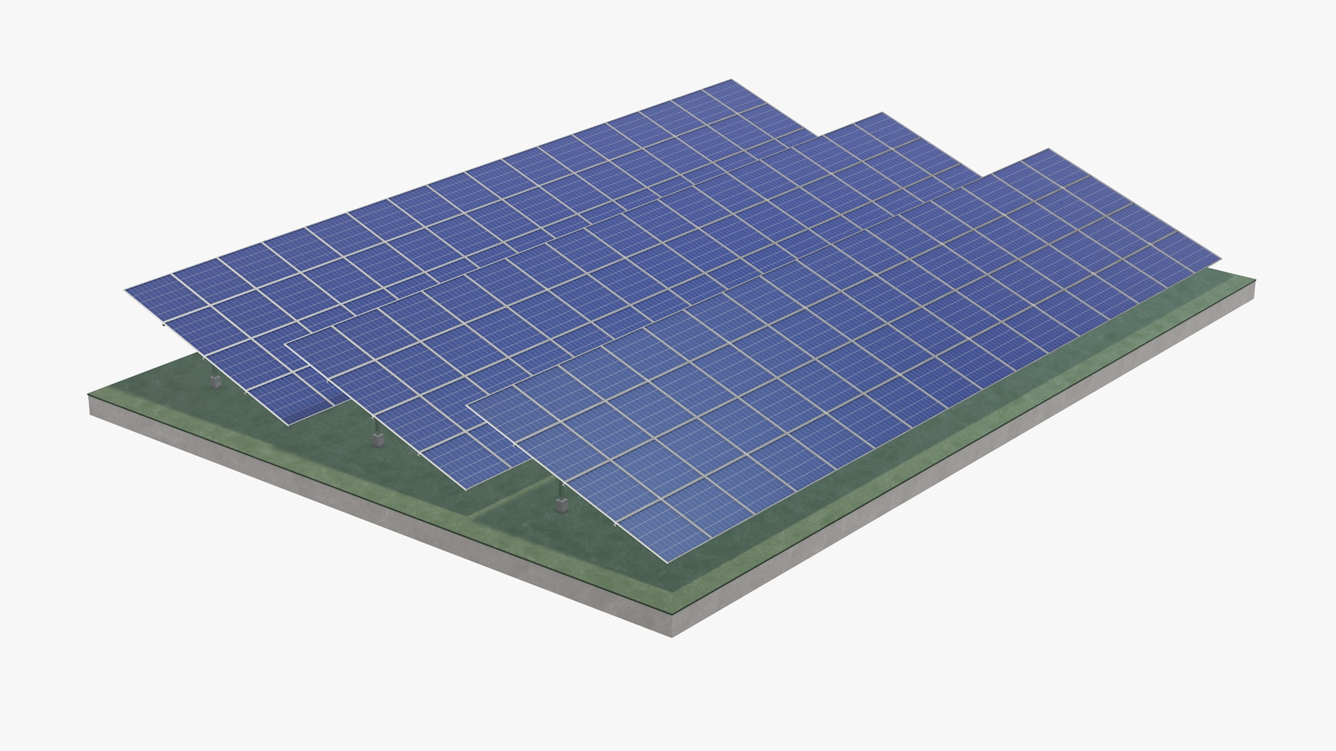 Solar Farm 3D Model - TurboSquid 1881663