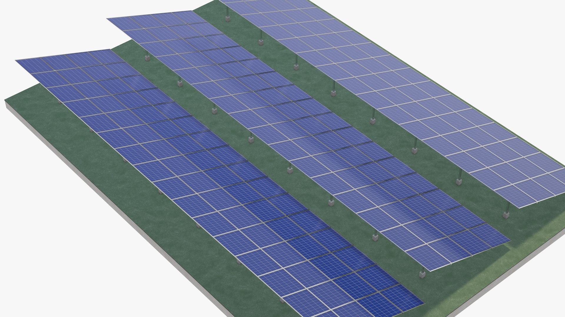 Solar Farm 3D Model - TurboSquid 1881663