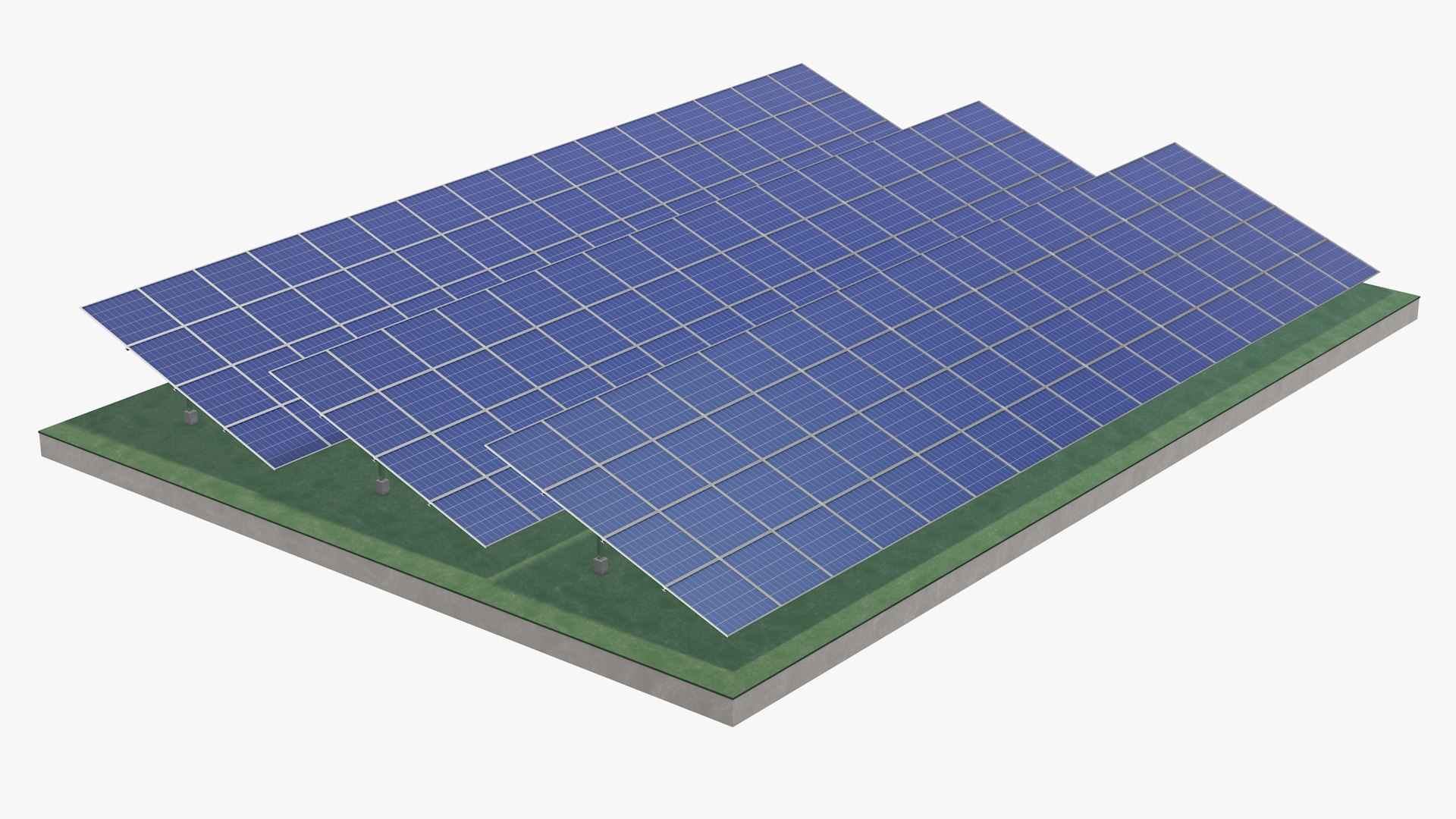 Solar Farm 3D Model - TurboSquid 1881663