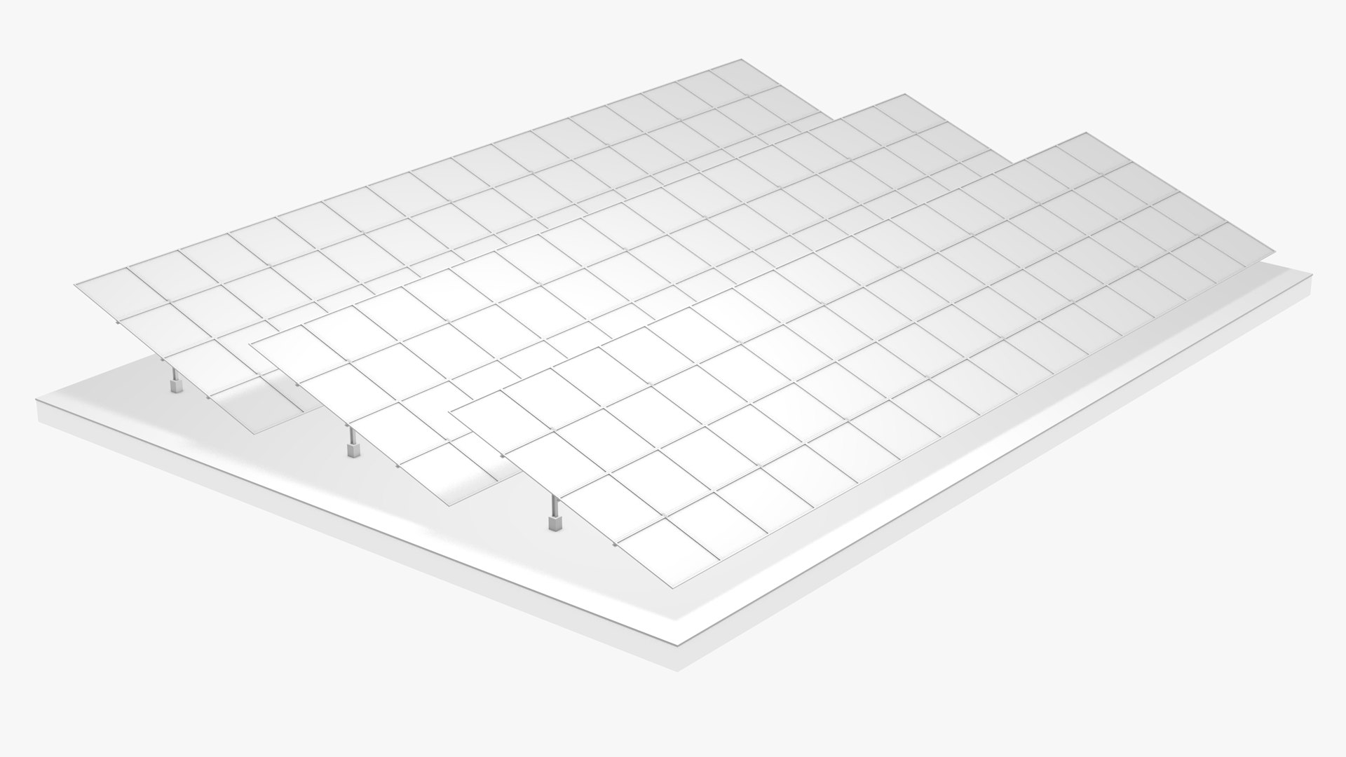 Solar Farm 3D Model - TurboSquid 1881663