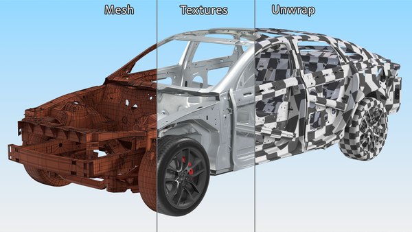modelo 3d Chasis de coche con bastidor aparejado - TurboSquid 2207198