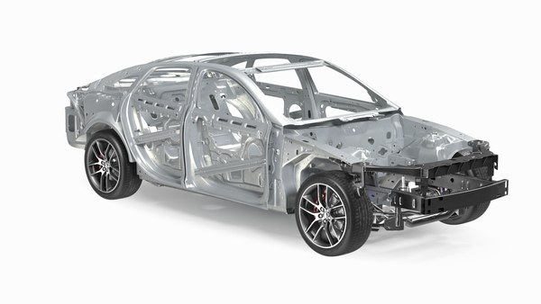modelo 3d Chasis de coche con bastidor aparejado - TurboSquid 2207198