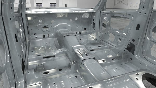 modelo 3d Chasis de coche con bastidor aparejado - TurboSquid 2207198