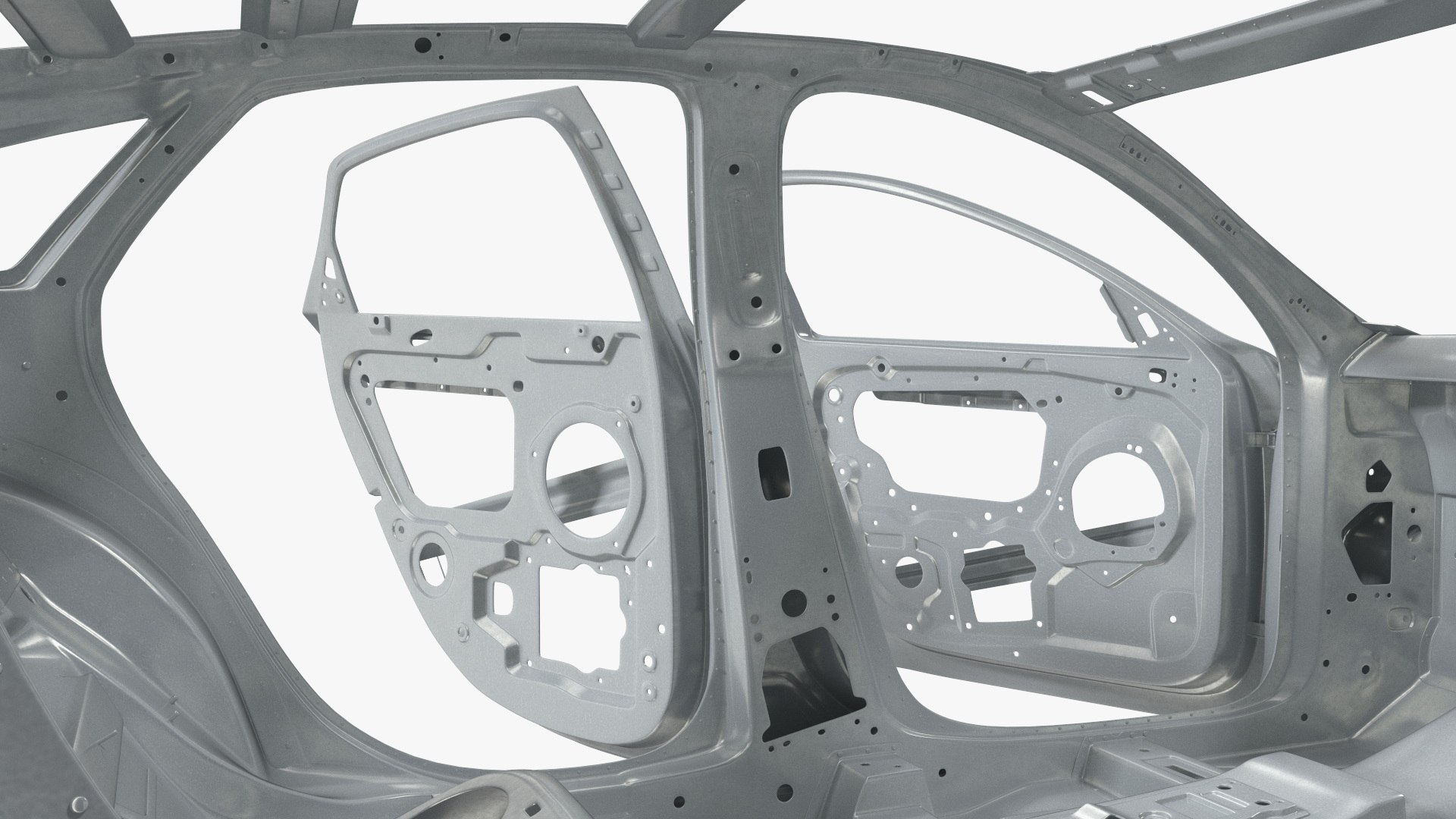 3D Car Chassis With Frame Rigged Model - TurboSquid 2207198