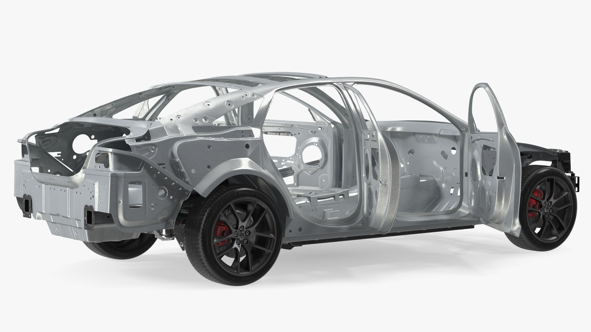 3D Car Chassis With Frame Rigged Model - TurboSquid 2207198