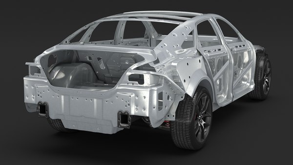 modelo 3d Chasis de coche con bastidor aparejado - TurboSquid 2207198
