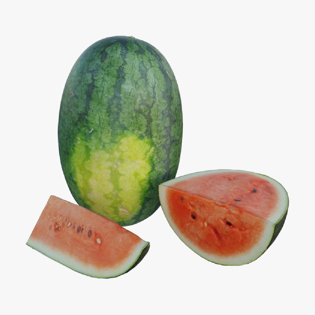 3D Watermelon Model - TurboSquid 1918168