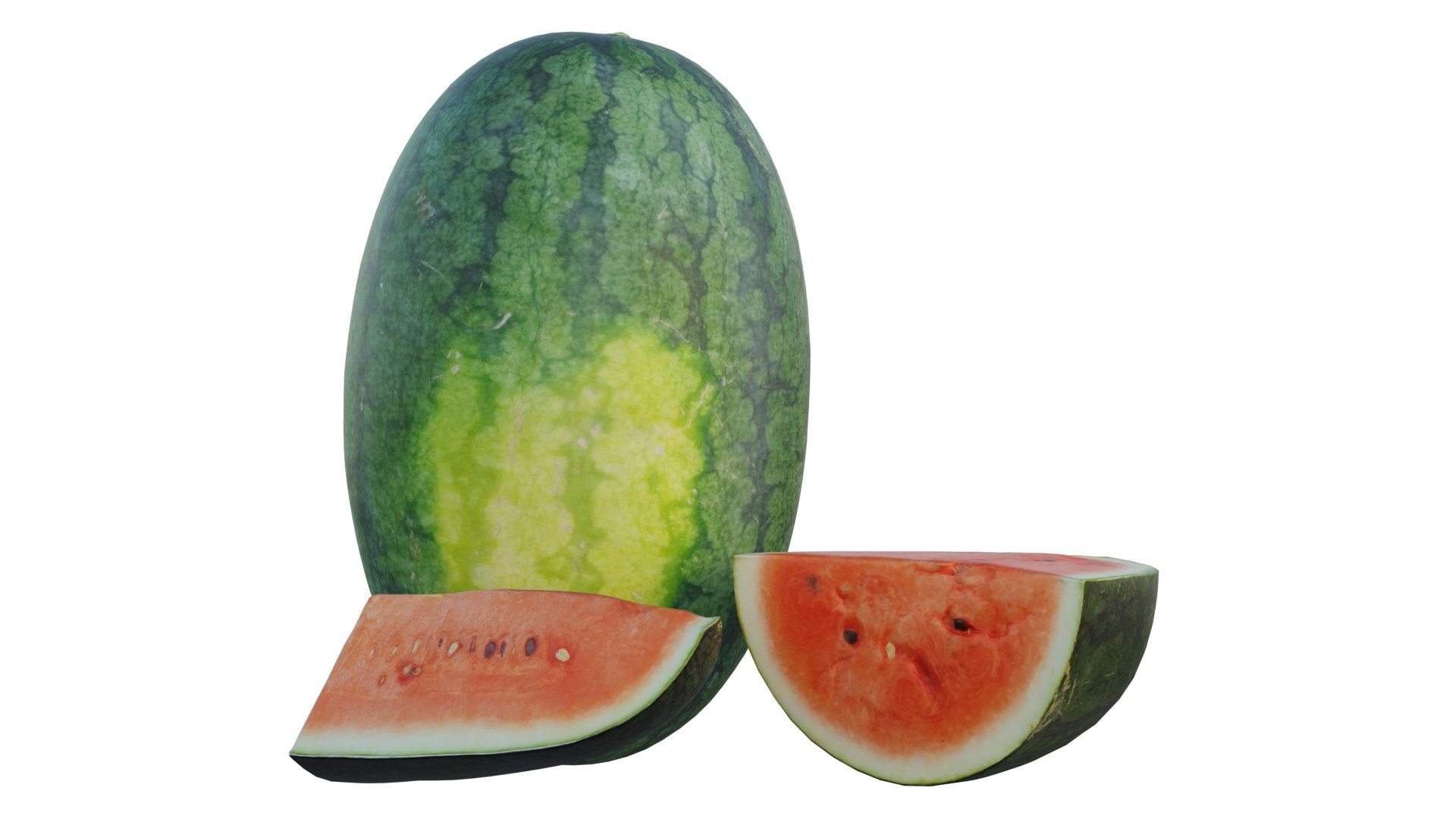 3D Watermelon Model - TurboSquid 1918168