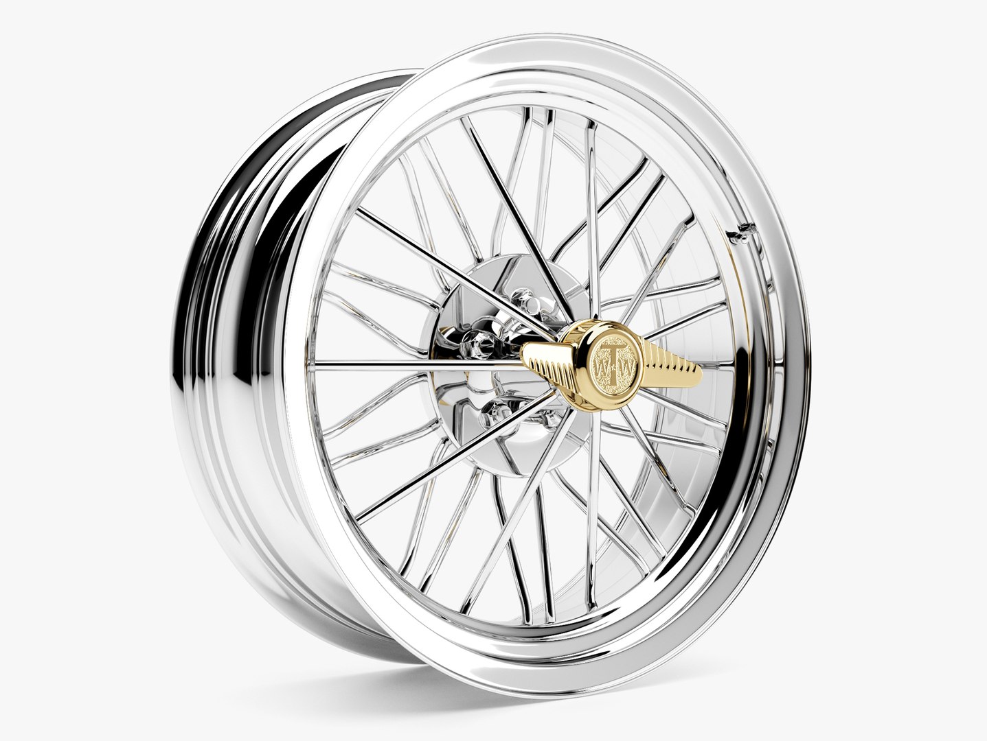 Texan Wire Wheel 3D Model - TurboSquid 1713609