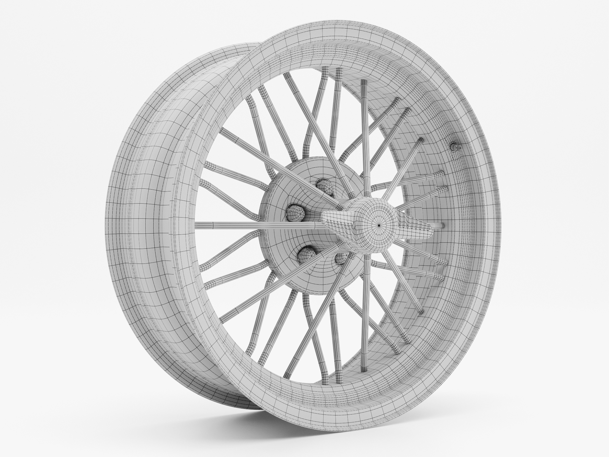Texan wire wheel 3D model - TurboSquid 1713609