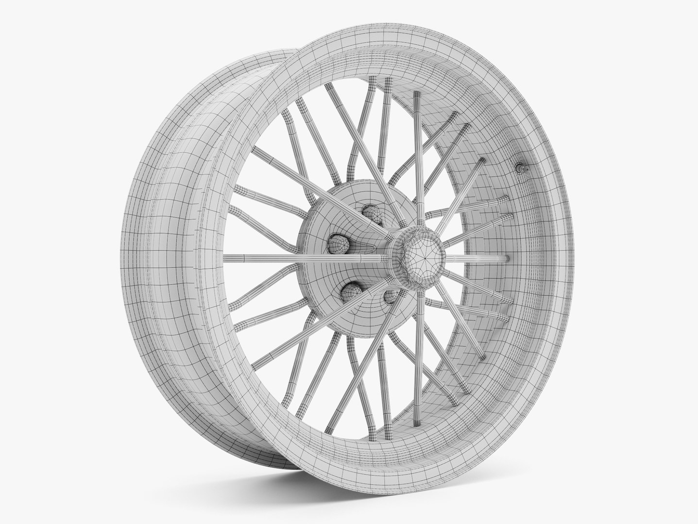 Texan Wire Wheel 3D Model - TurboSquid 1713609
