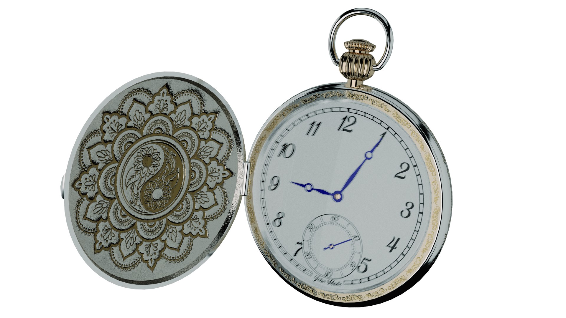 Pocket Watch 3D Model - TurboSquid 2157873