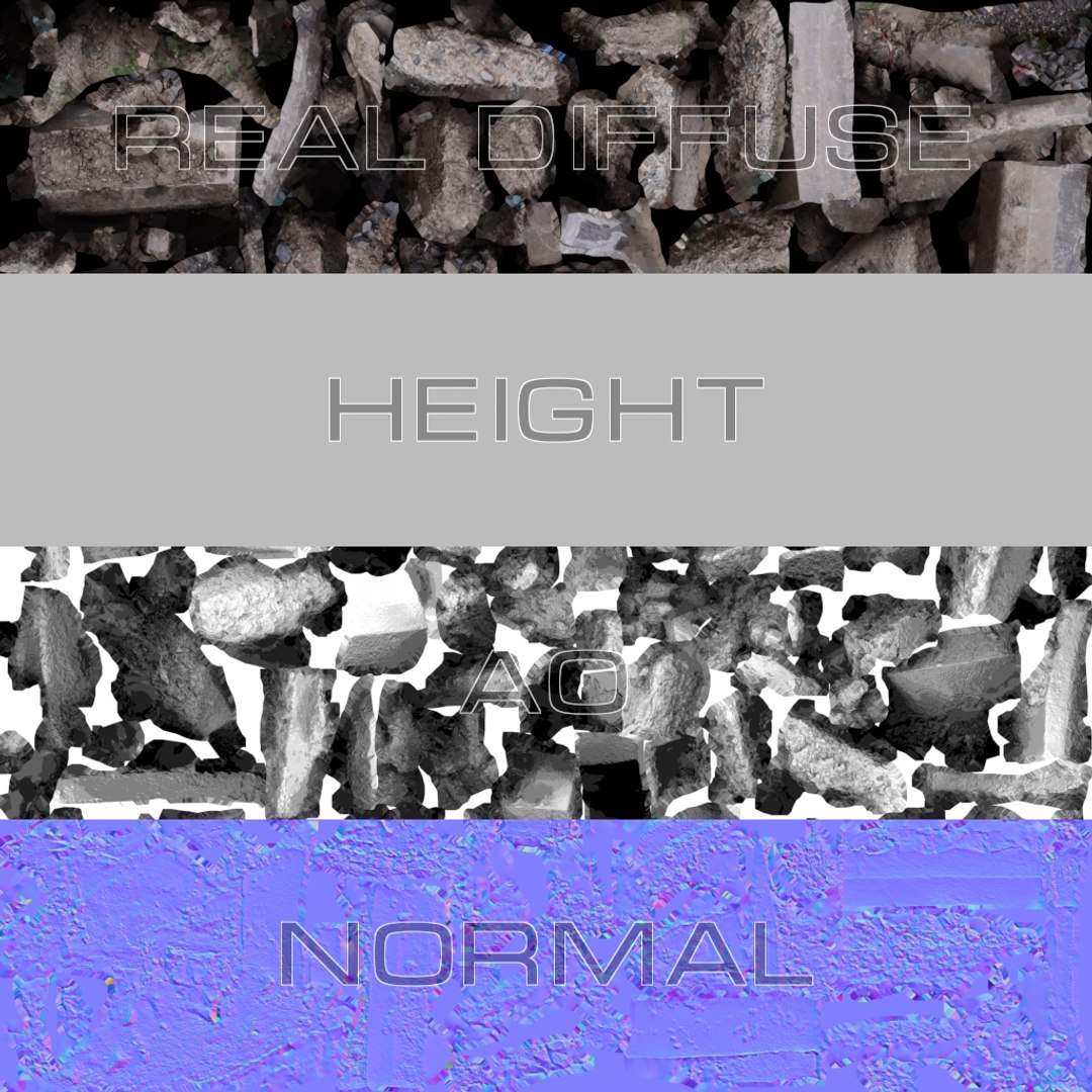 Construction Garbage Scan 5 3D - TurboSquid 1412755