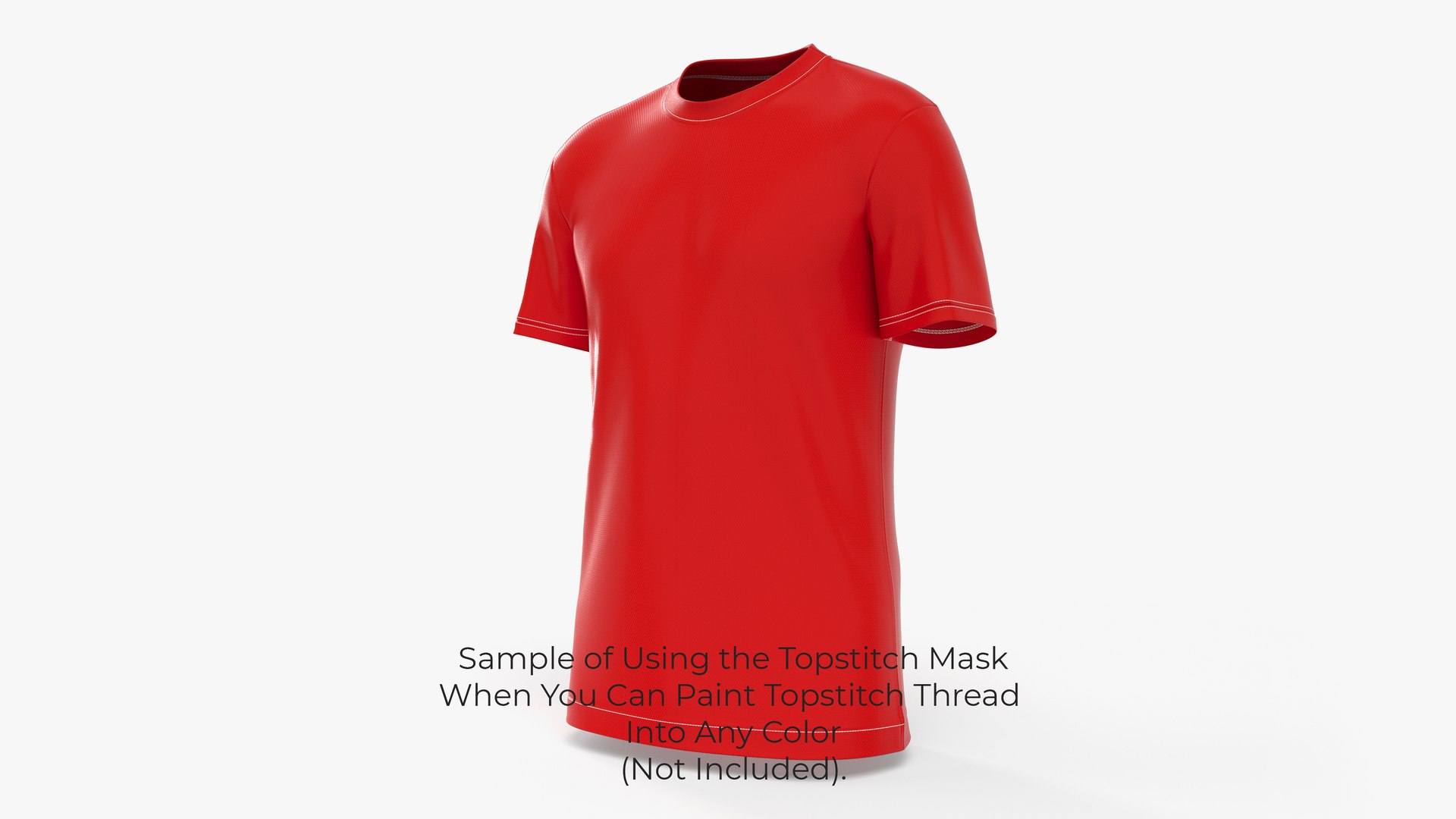 3D Realistic Worn Regular T-Shirt Short Sleeve Male Body Shape Model ...