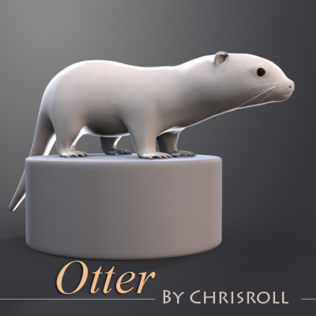 Otter 3d Model