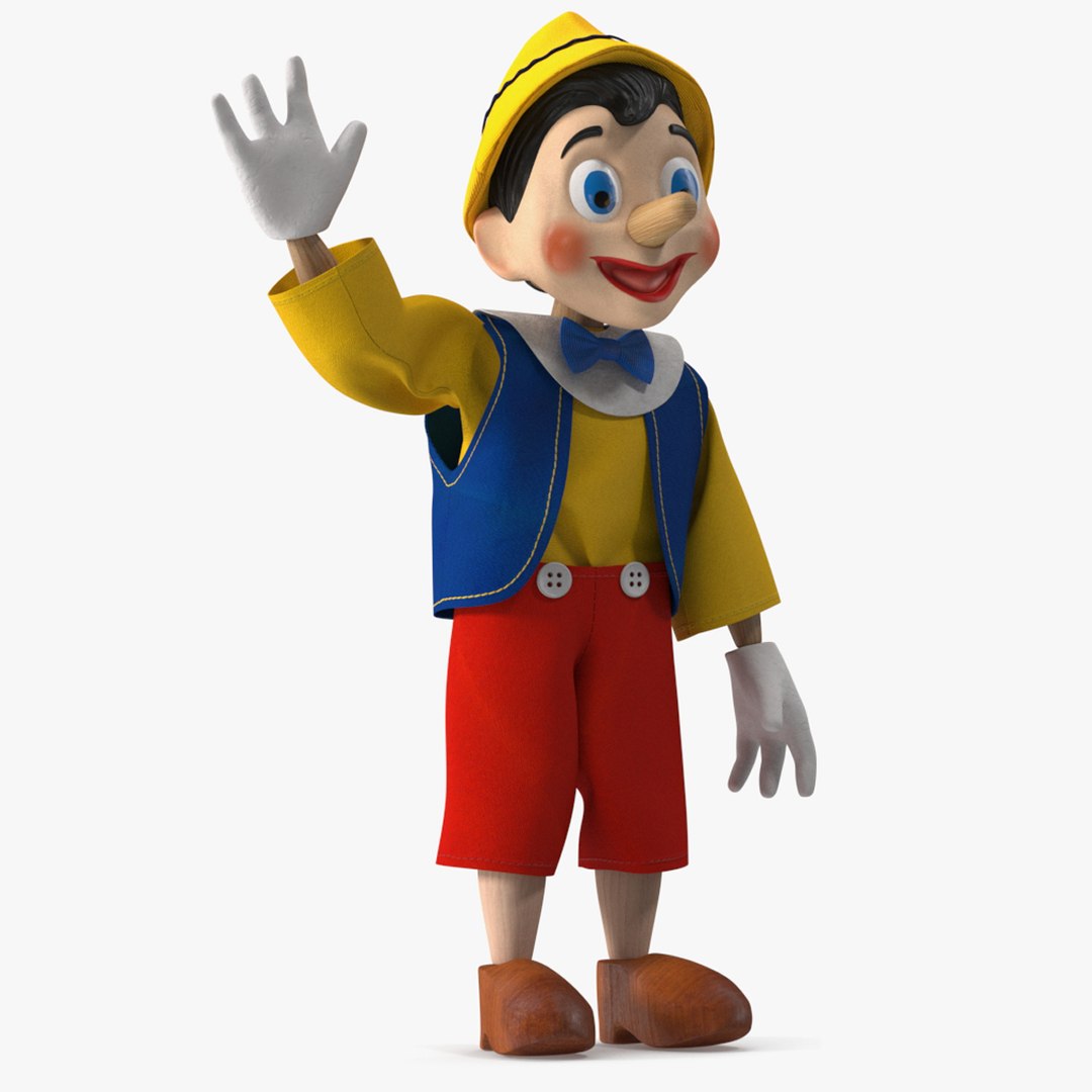 Pinnochio Wooden Doll Toy Rigged for Cinema 4D 3D model - TurboSquid ...