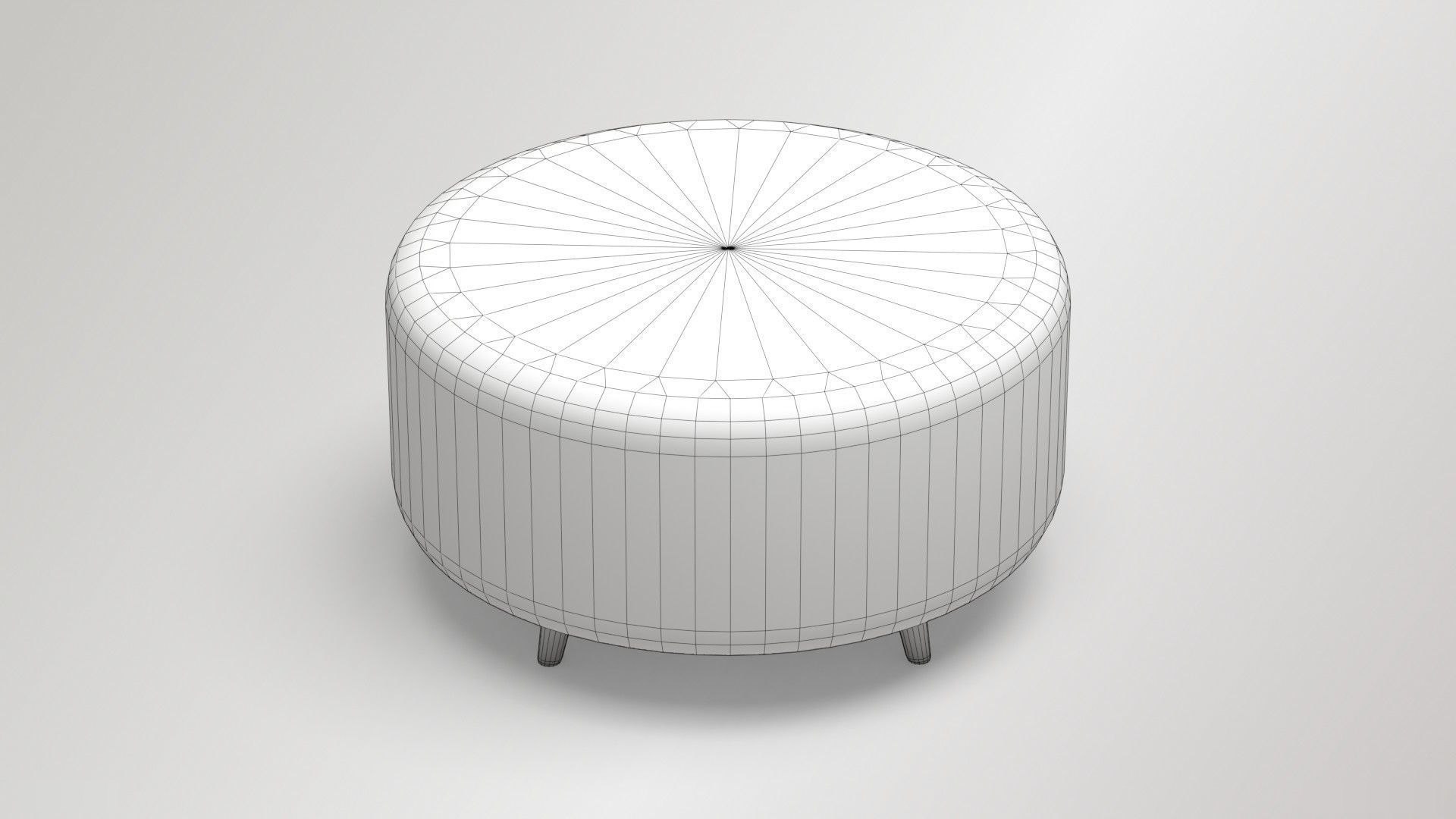 Futuristic Round Sofa Set 3D - TurboSquid 2000334