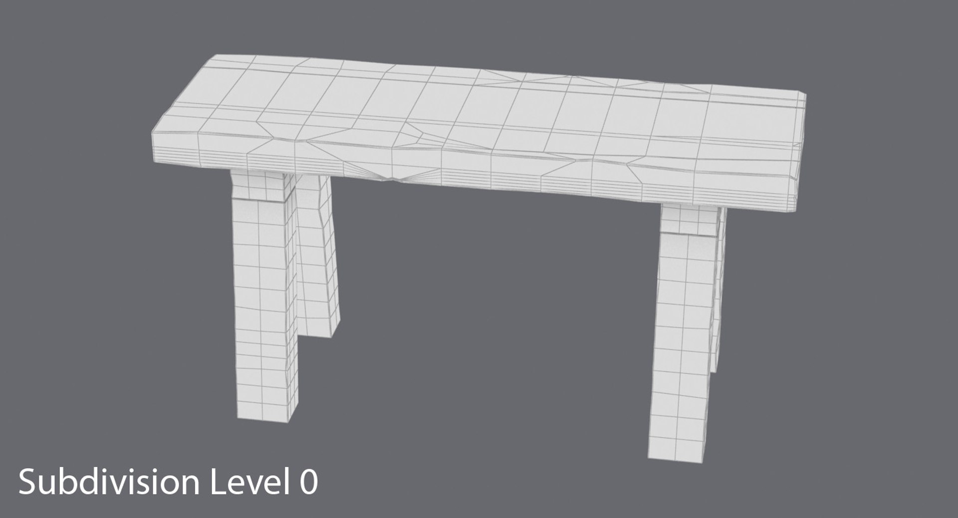 3D Rustic-bench Model - TurboSquid 1155398