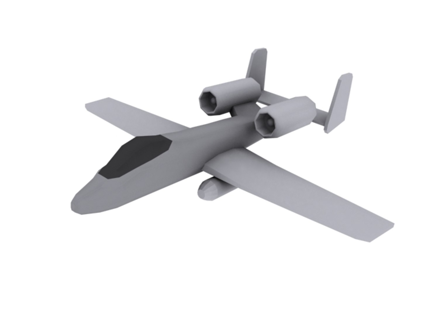 Free A10 Thunderbolt 3d Model