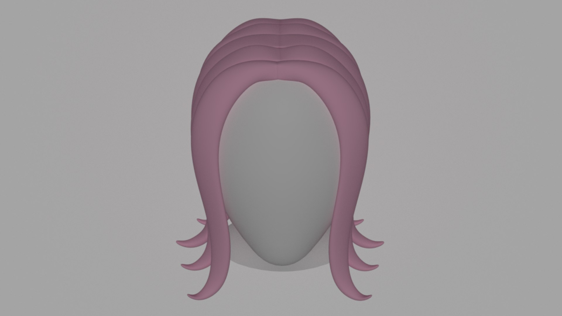 Cartoon Hairstyle 3D Model - TurboSquid 1381092