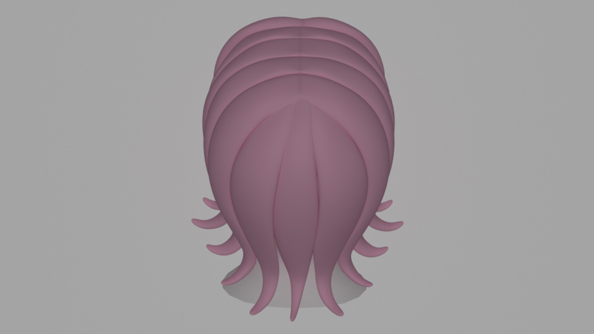 Cartoon Hairstyle 3D Model - TurboSquid 1381092