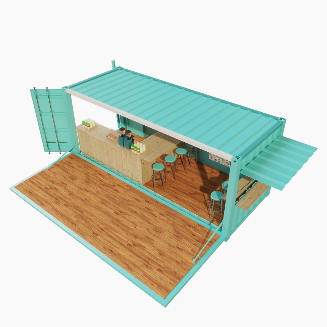V2 Shipping Container 3D Model - TurboSquid 1465205