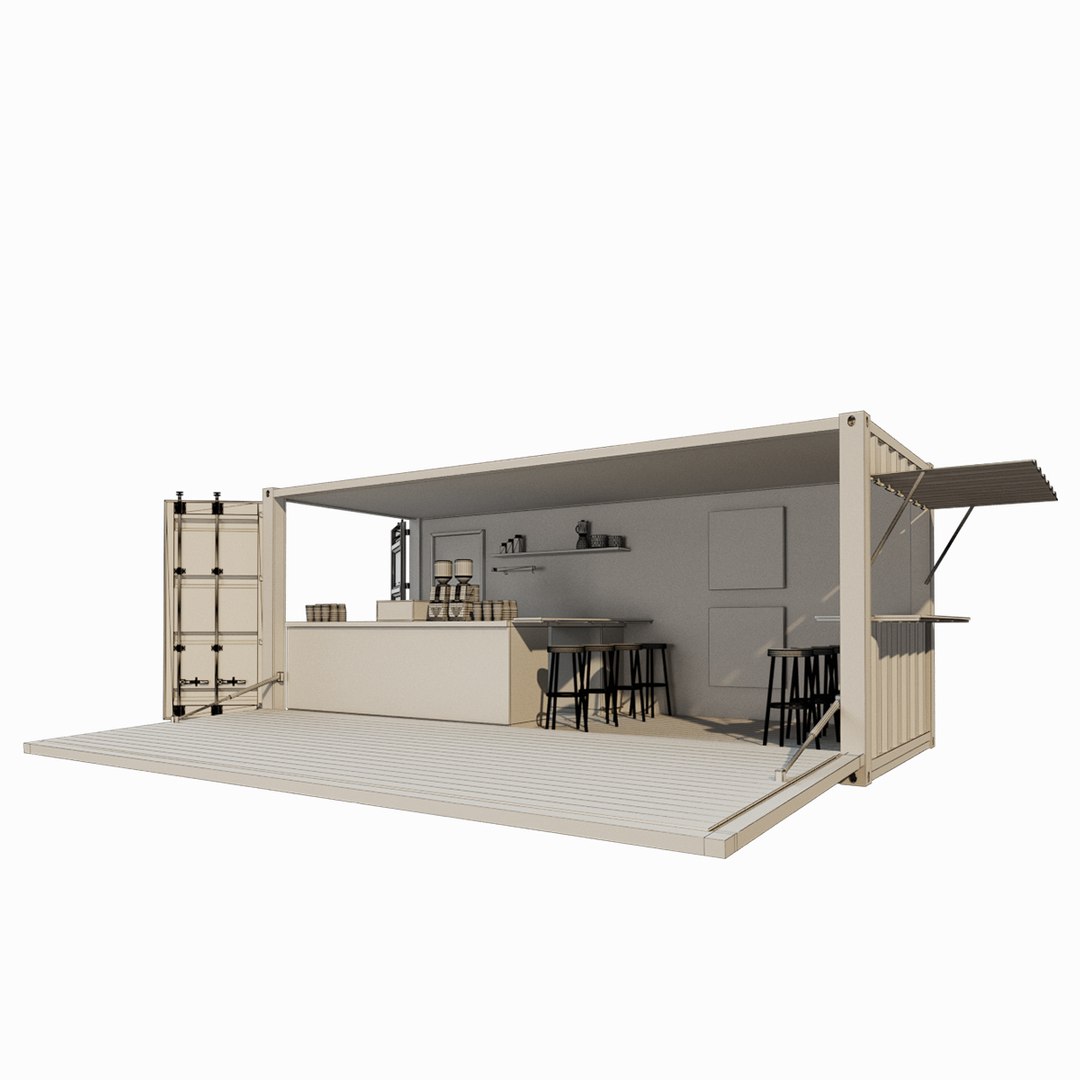 V2 Shipping Container 3D Model - TurboSquid 1465205