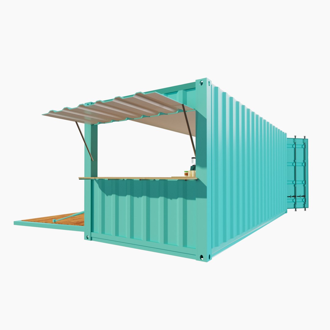 V2 Shipping Container 3D Model - TurboSquid 1465205