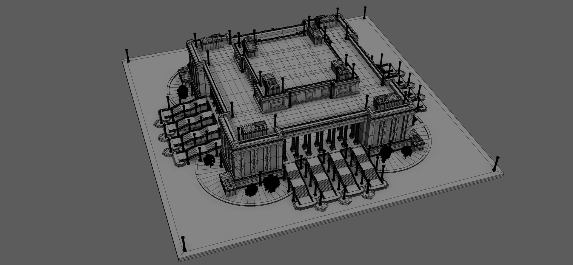 3D Persepolis Temple Building - TurboSquid 2249353