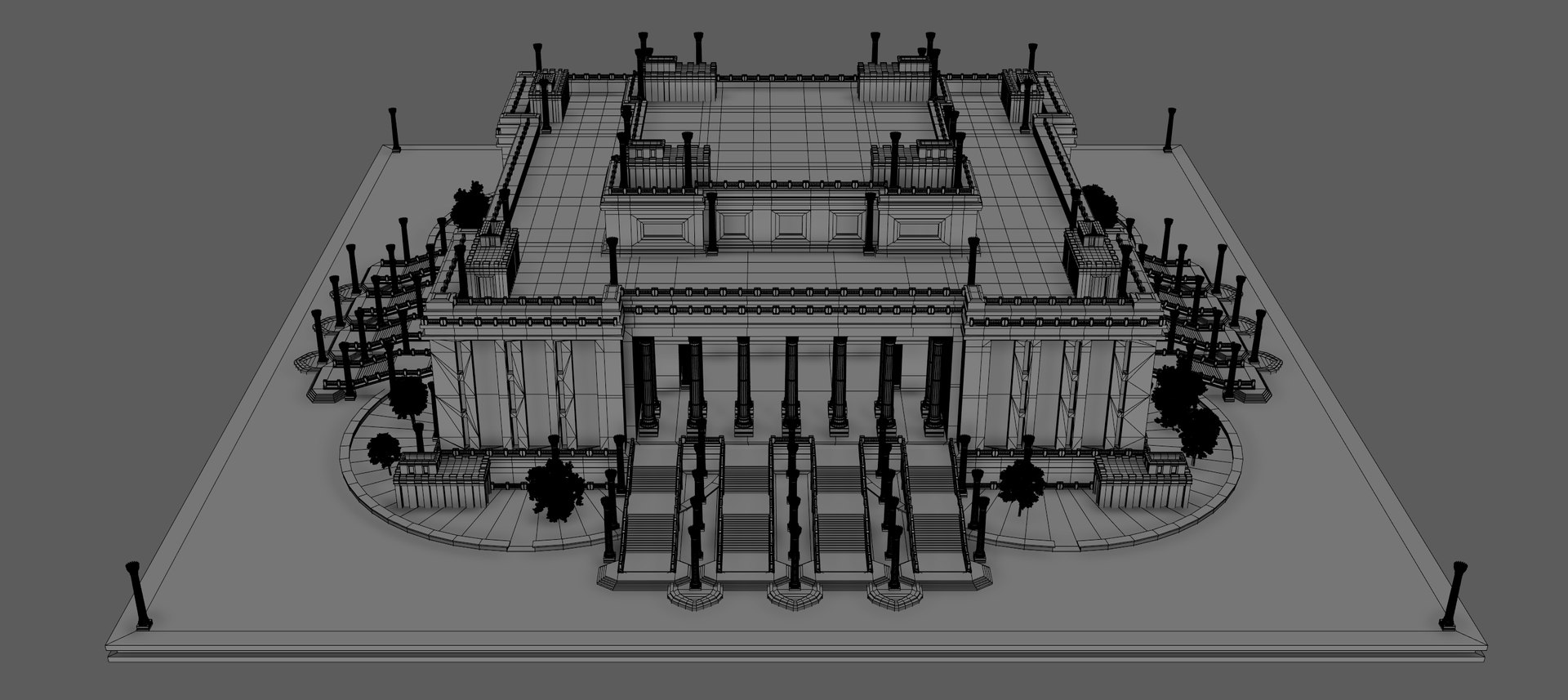 3D Persepolis Temple Building - TurboSquid 2249353