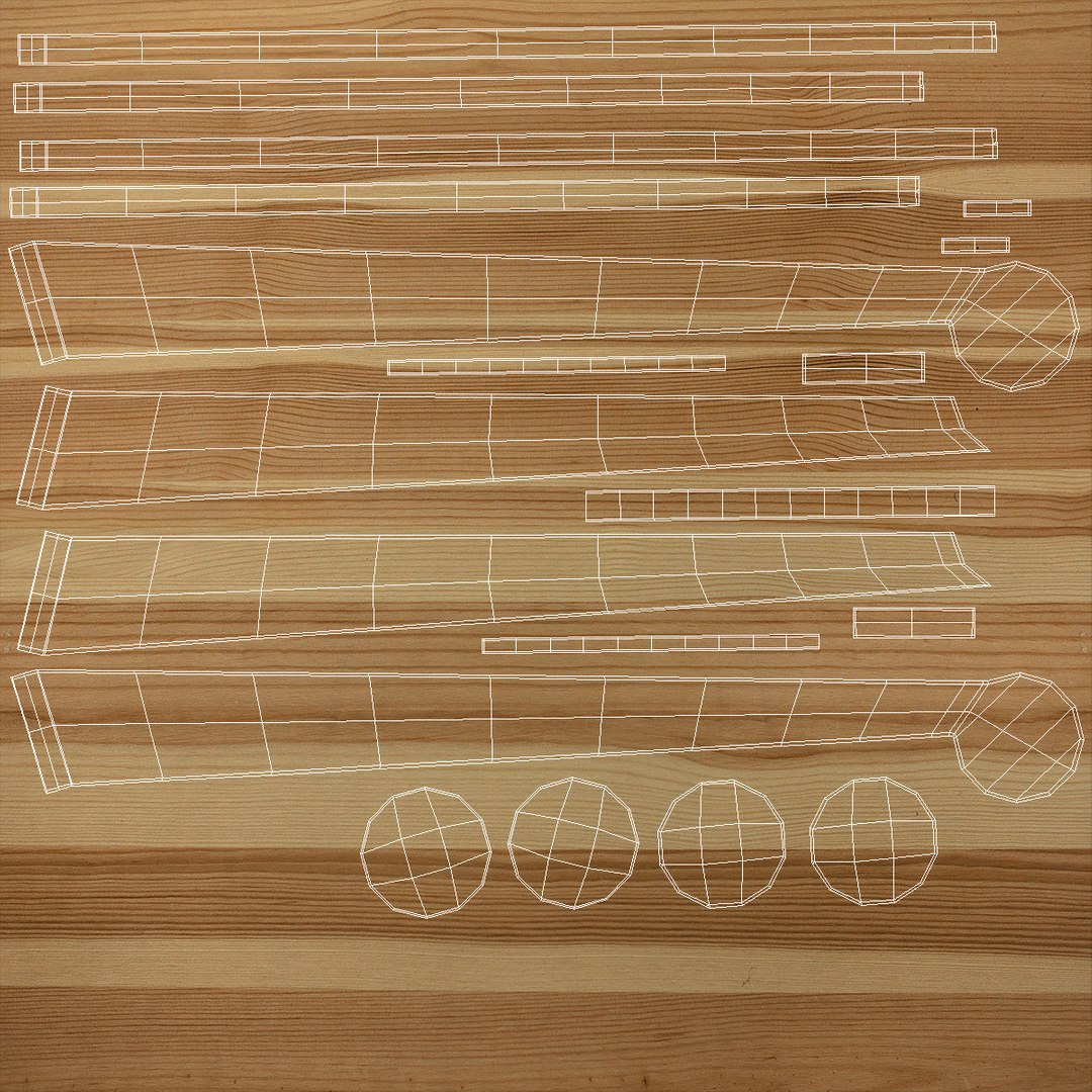 3D Classic Wooden Overbalanced Wheel - TurboSquid 2244457