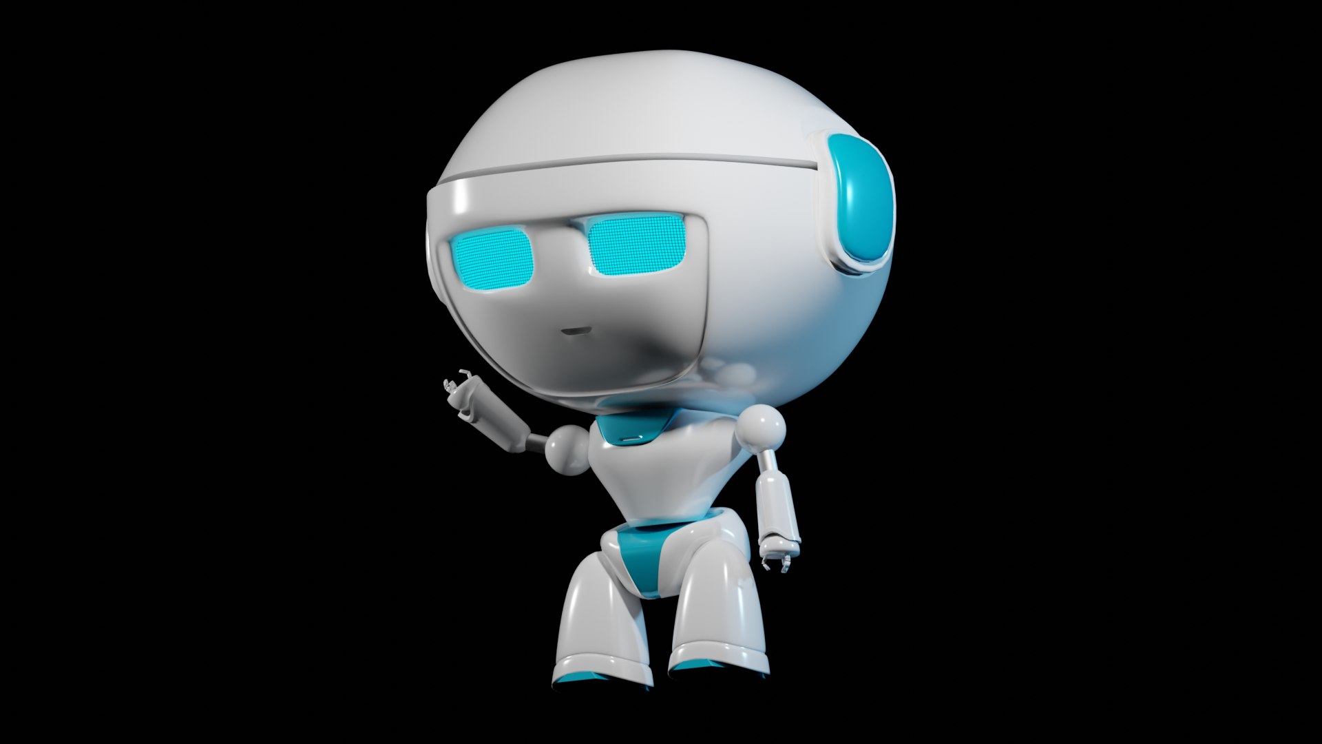 Cute Mini Robot 3D - TurboSquid 2431520