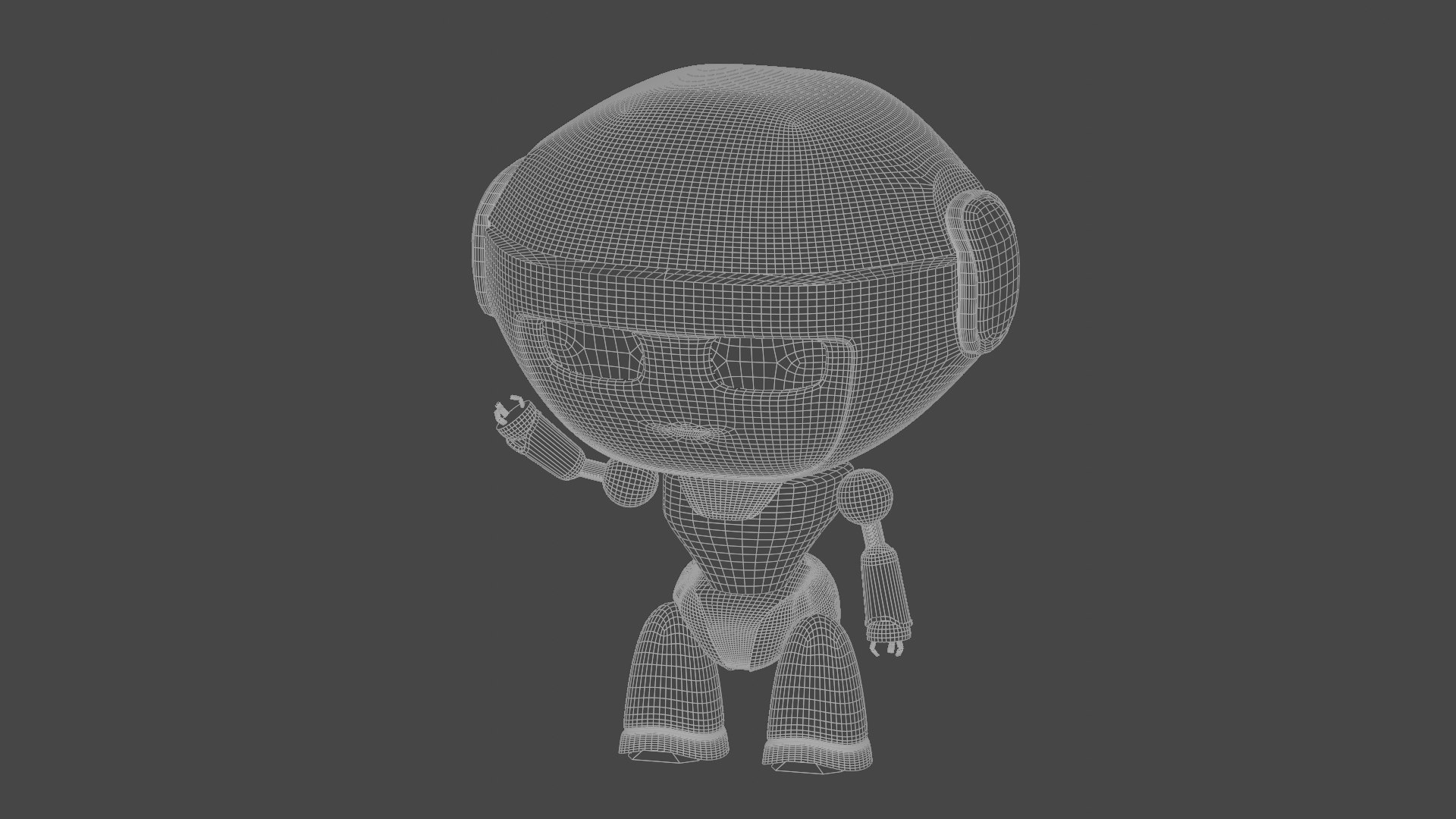 Cute Mini Robot 3D - TurboSquid 2431520