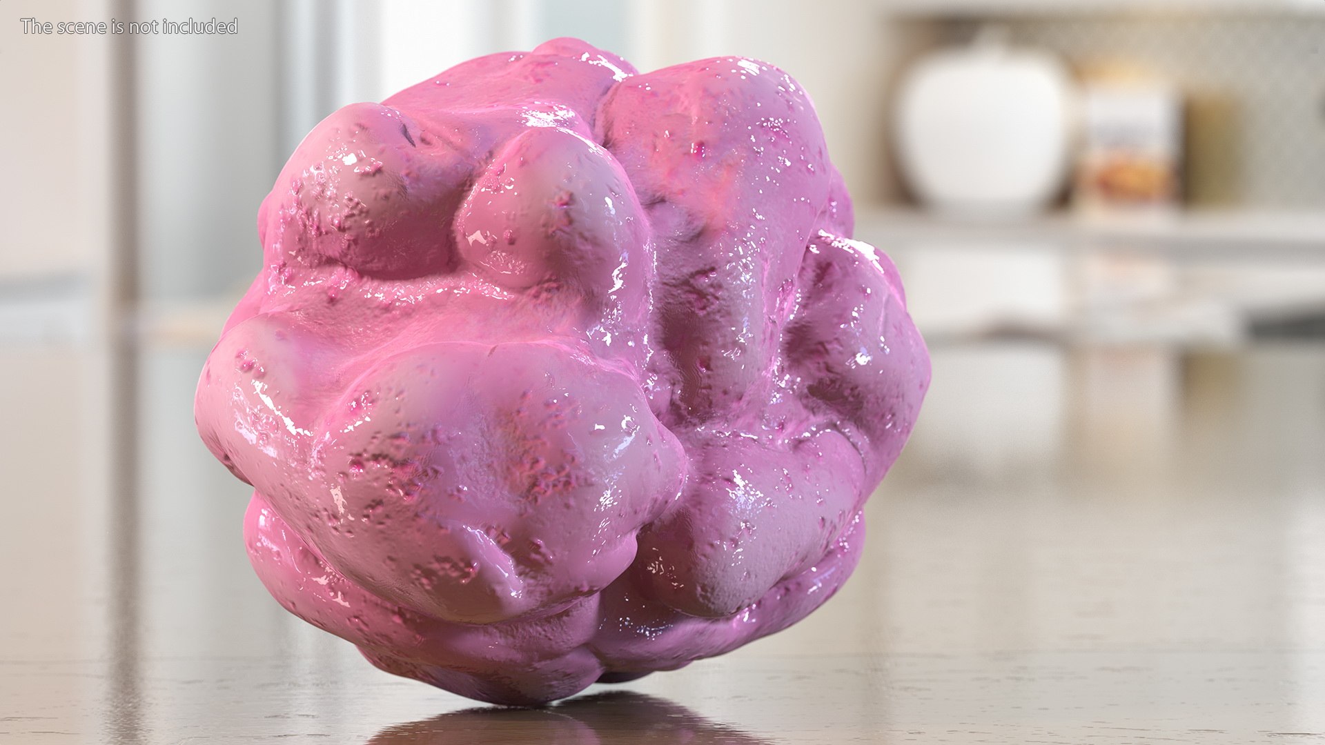 Chewed Bubble Gum Pink 3D - TurboSquid 1830857