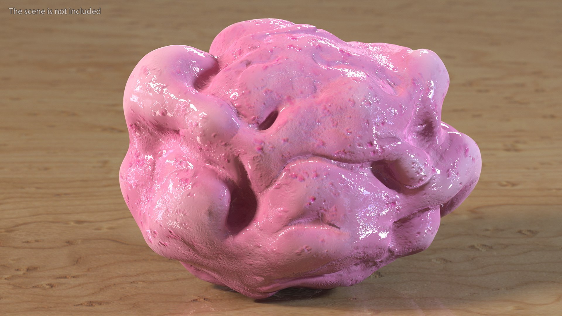 Chewed Bubble Gum Pink 3D - TurboSquid 1830857
